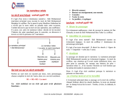 séance 1 (lecture) : Etudier l`incipit de La Parure : narrateur et point