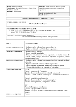 Annexe * Exemple de fiche descriptive d*un Contexte de système d