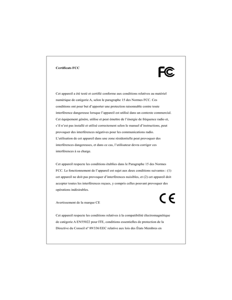 Installation Du Commutateur Ethernet 100 1000 Mb s