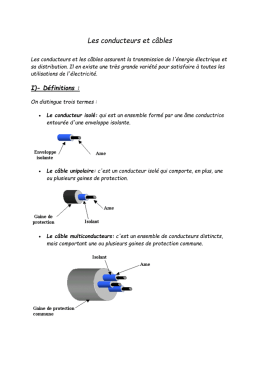 Section des conducteurs – cours