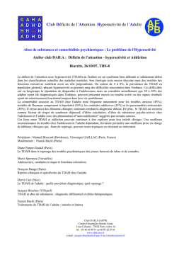 CADDRA-Tableau des médicaments-Québec