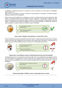 prévention des fausses routes
