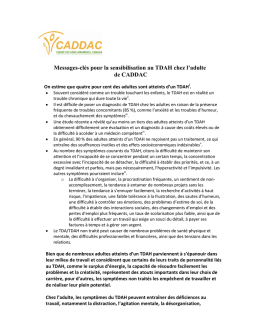 CADDRA-Tableau des médicaments-Québec