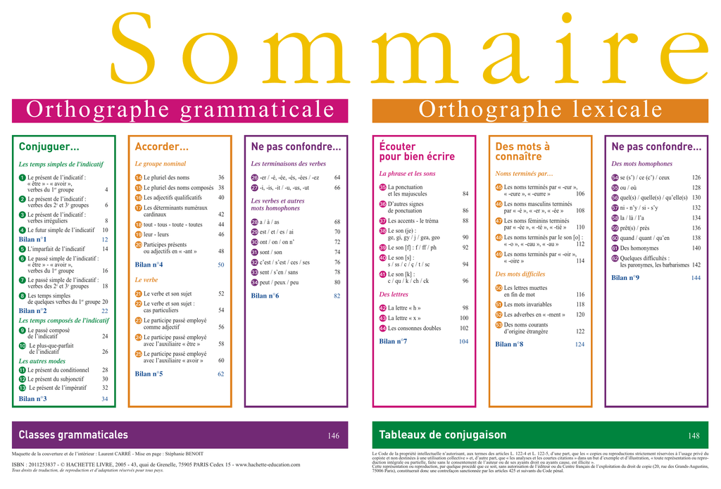 Orthographe Lexicale Orthographe Grammaticale Hachette