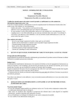 ORACILLINE 250 000 Ul/5 ml, suspension buvable