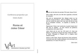 La frise chronologique de la Rome Antique