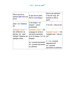Leçon OG2f - se ce ceux