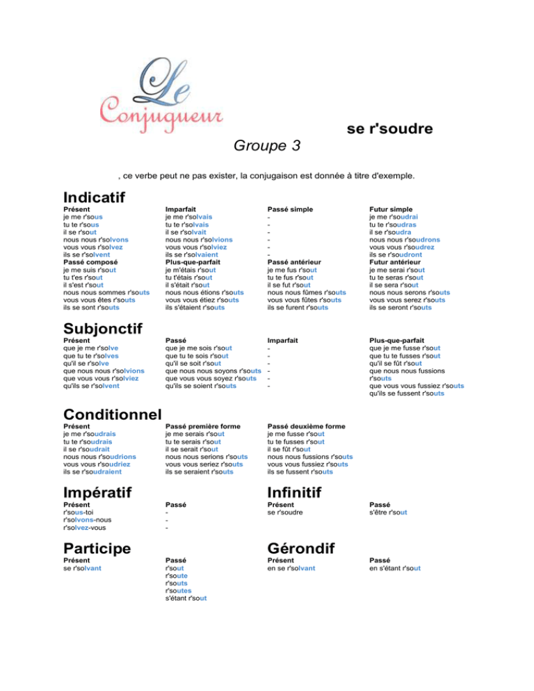 Se R soudre Groupe 3