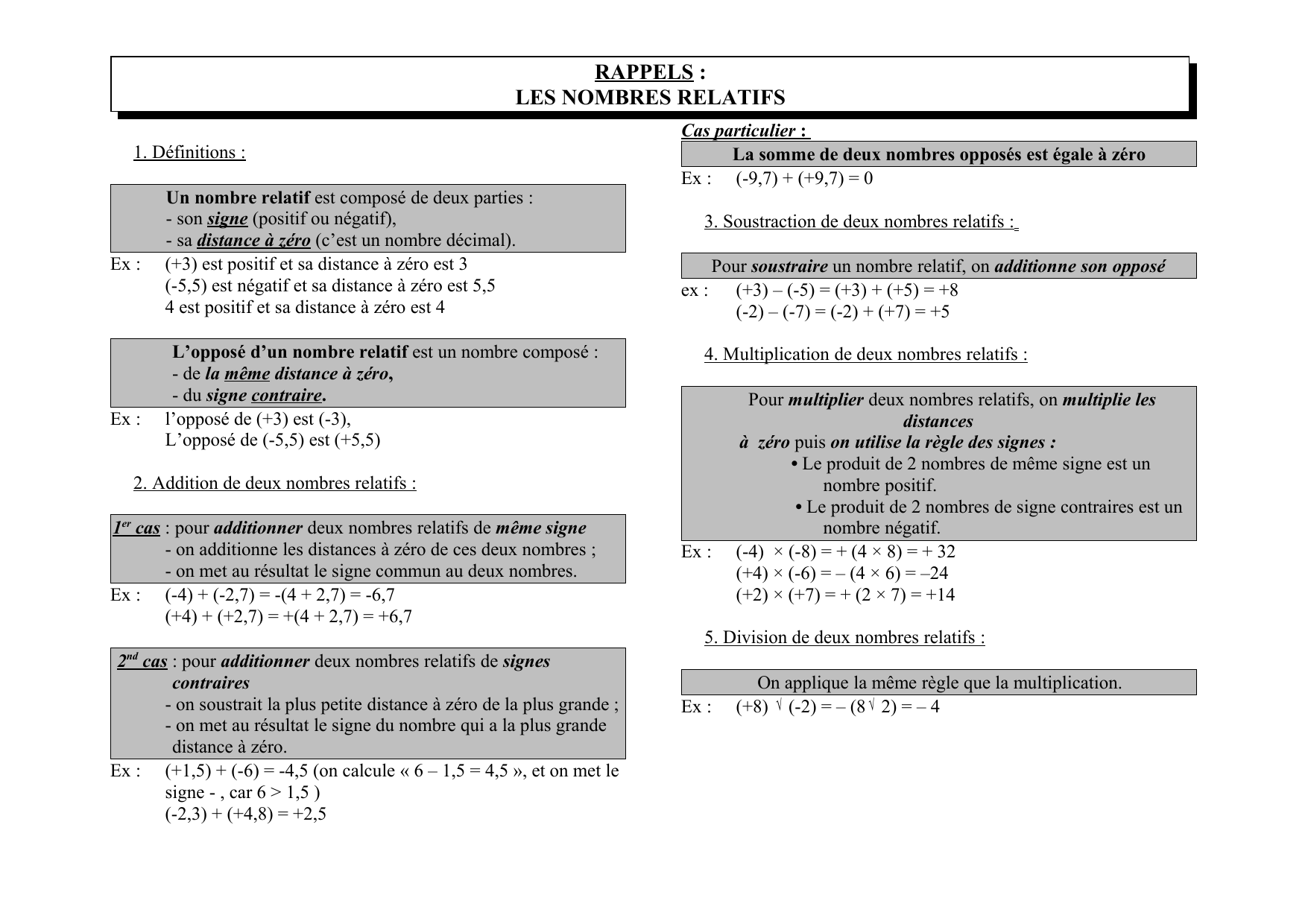 DEFINITION Modulo n