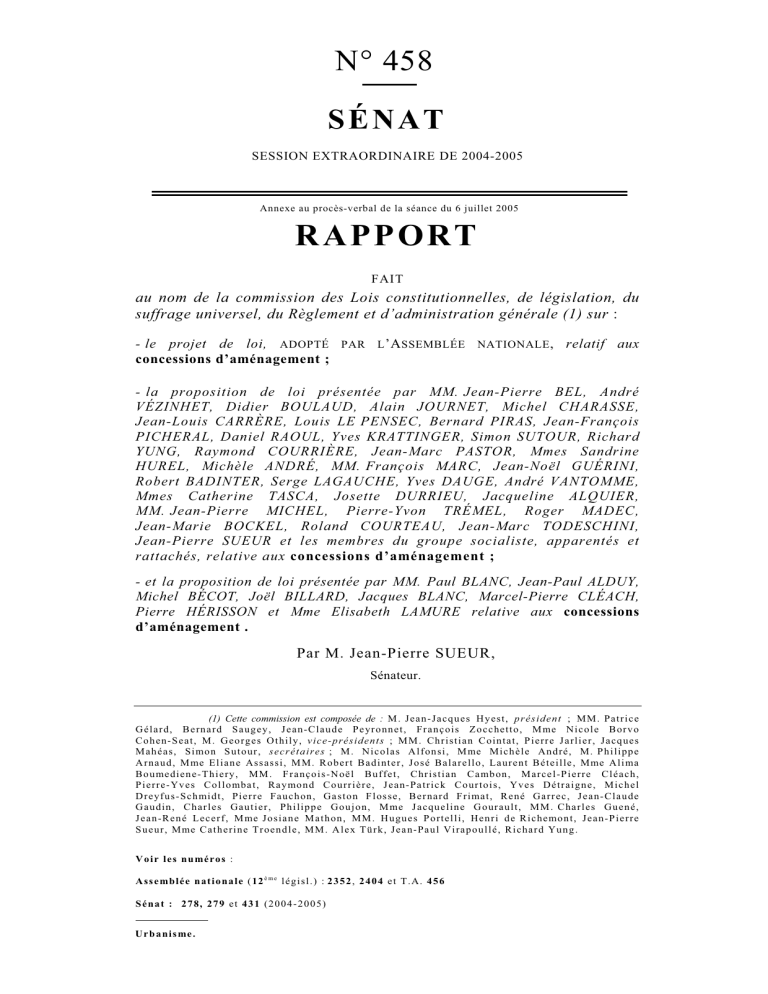 R A P P O R T N 458