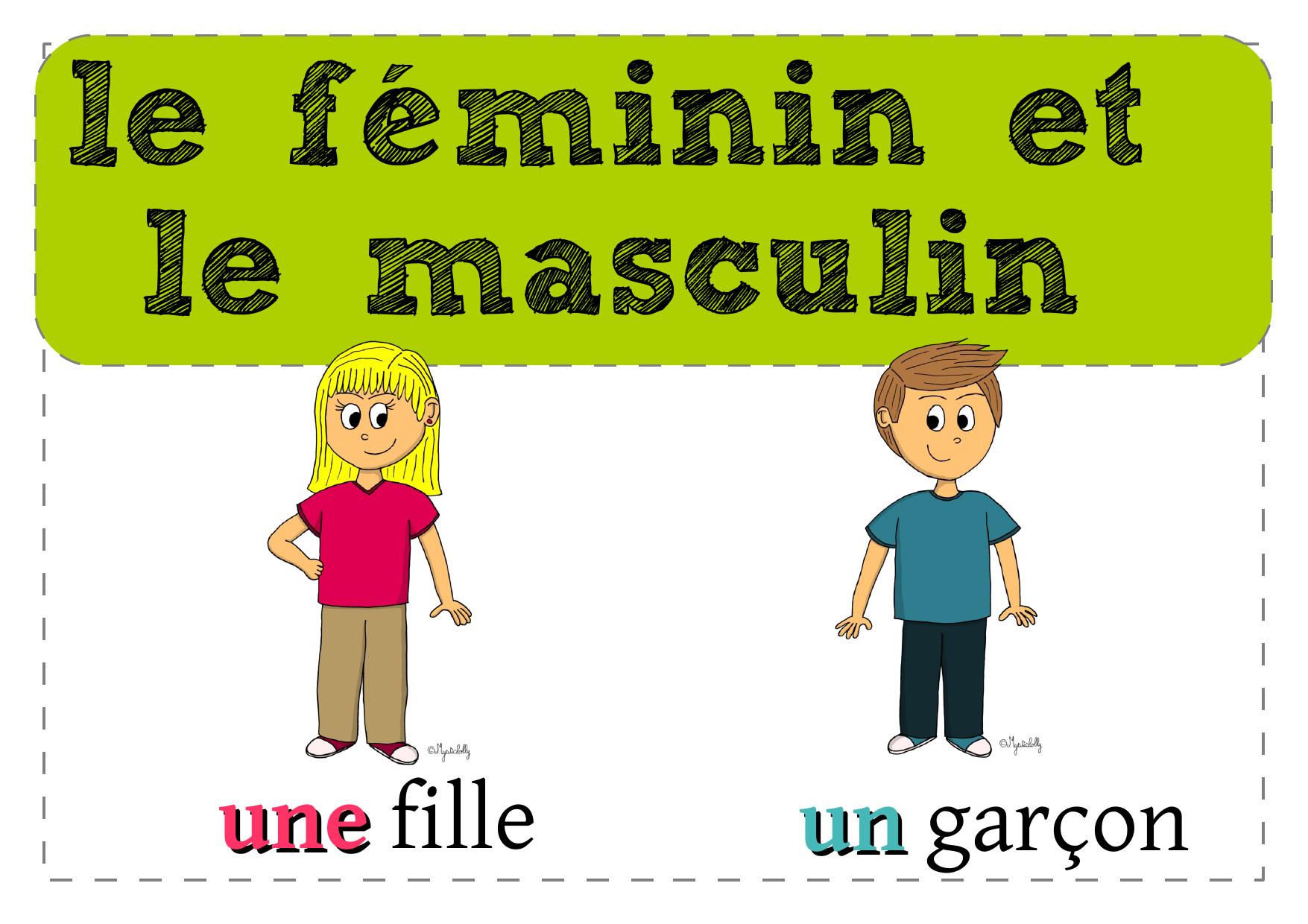 Masculin feminin Masculin feminin