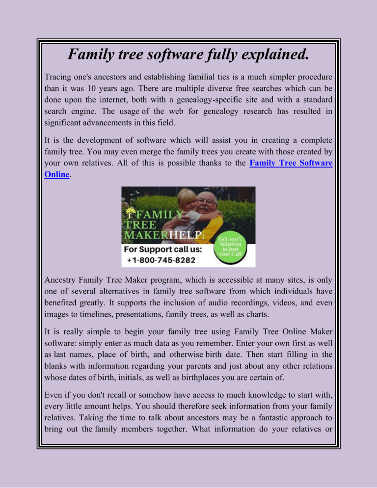 Free Family Tree Software Online Bosspassl