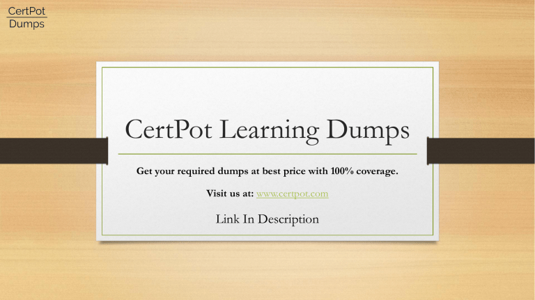 Advanced Postgresql Certification Exam